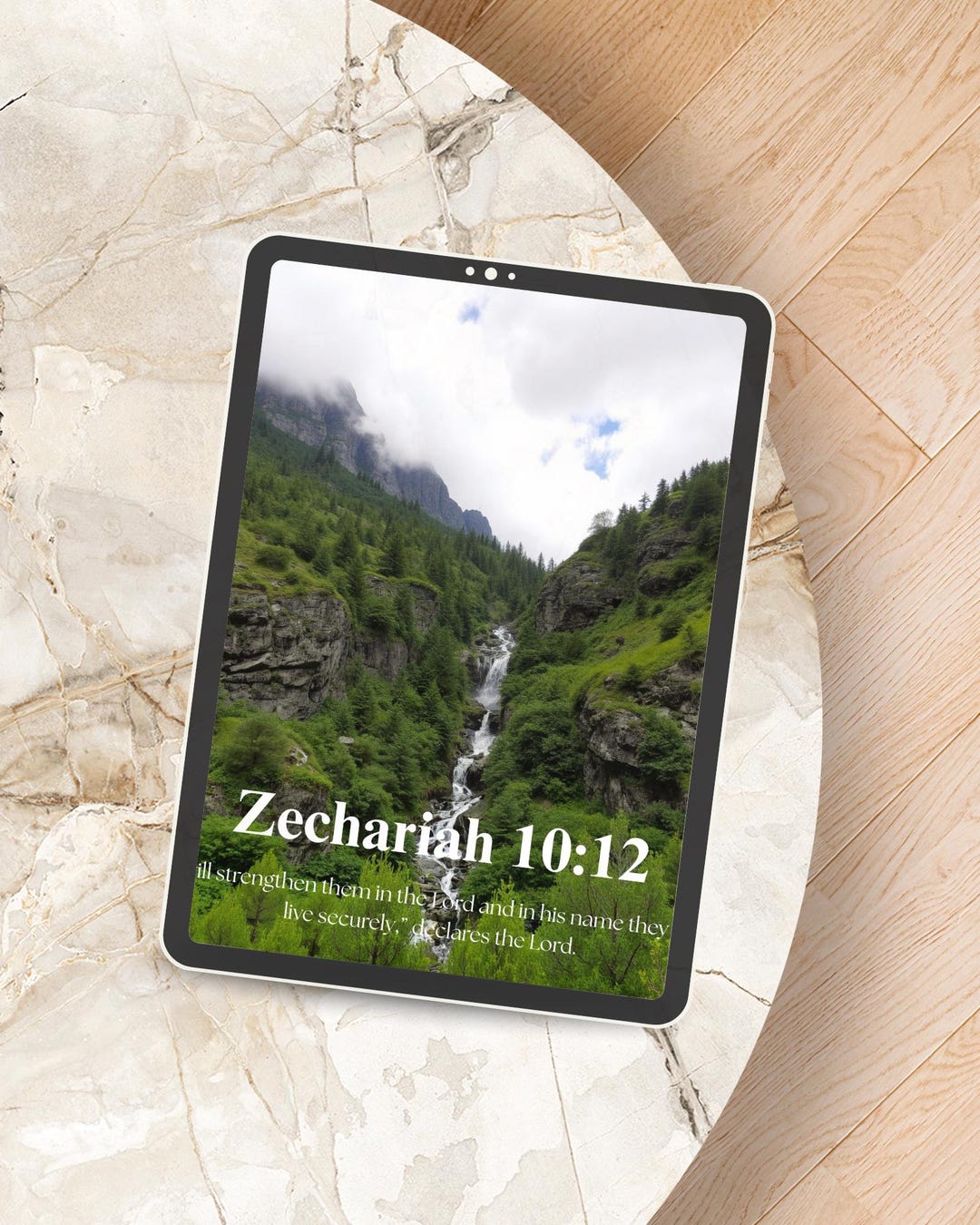 Zechariah 10:12 Printable Wall Art - “strength in the Lord” - Christian ...
