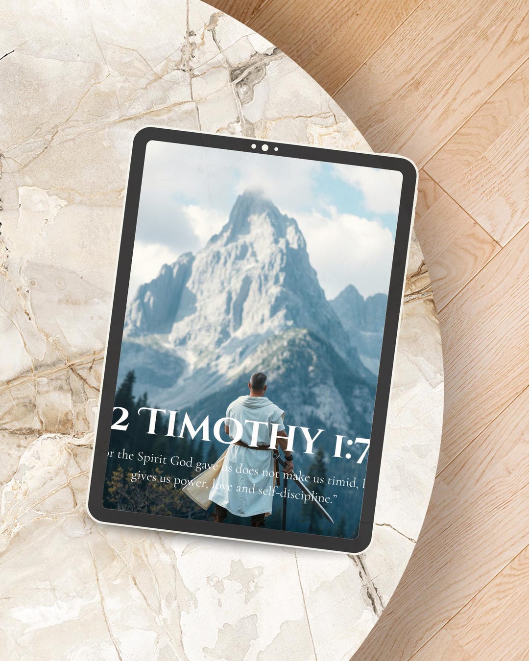 2 Timothy 1:7 Bible Verse Wall Art | "spirit of Power, Love and Self ...