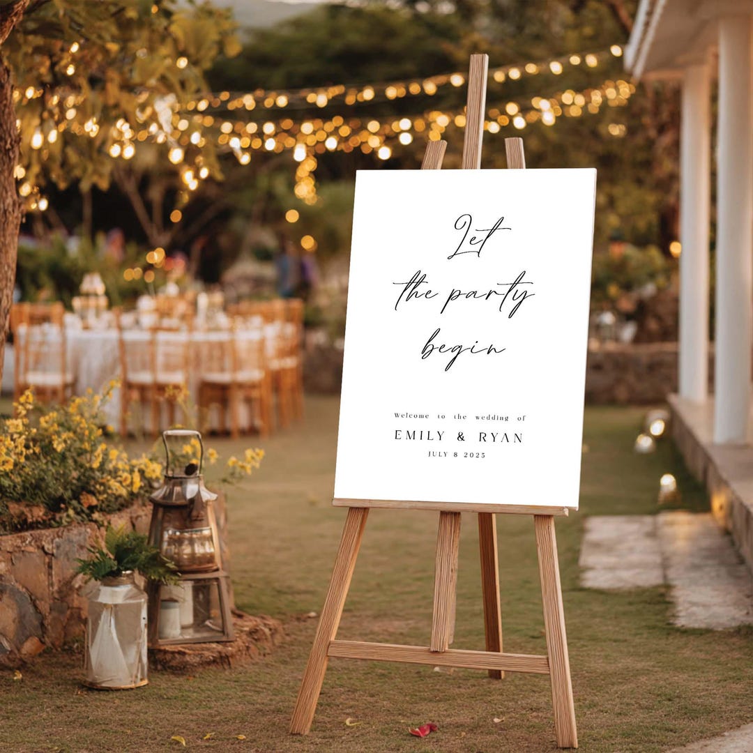 Wedding Welcome Sign, Printable Wedding Welcome, Custom Wedding Sign ...