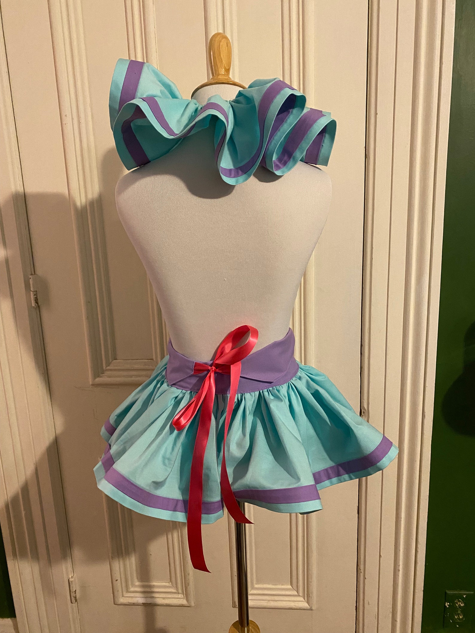 Candy Colored Clowncore Skirt and Collar Set - Etsy