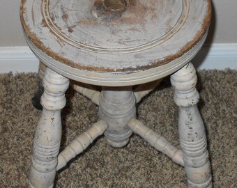 Antique piano stool | Etsy