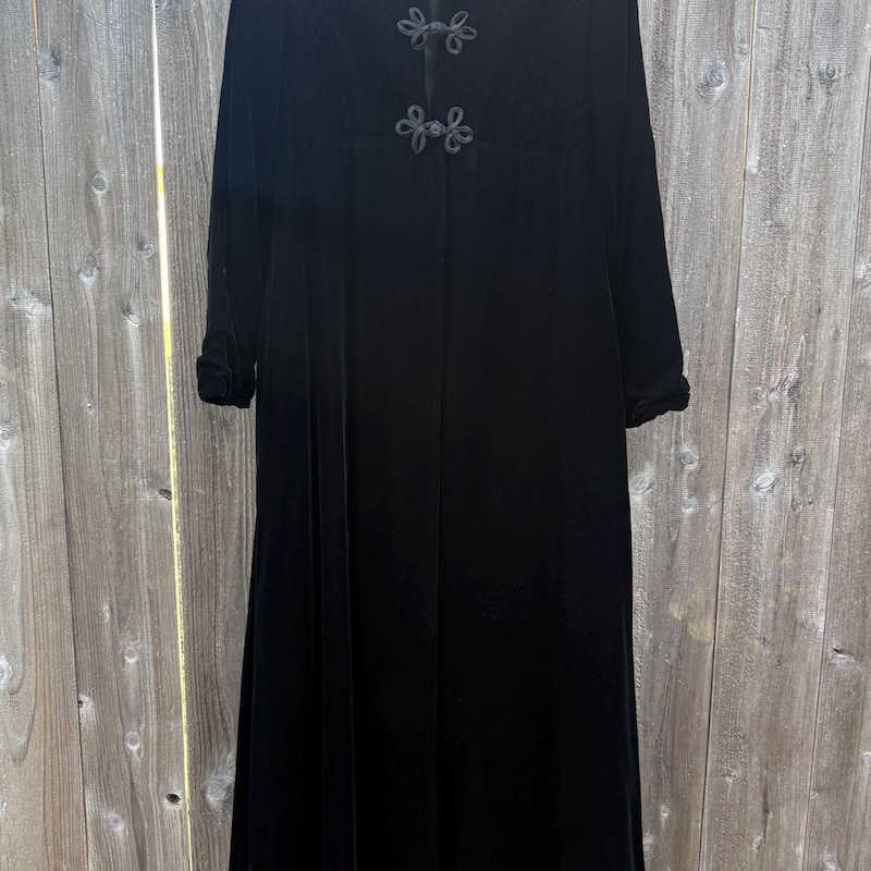 Long Velvet Opera Coat - Etsy
