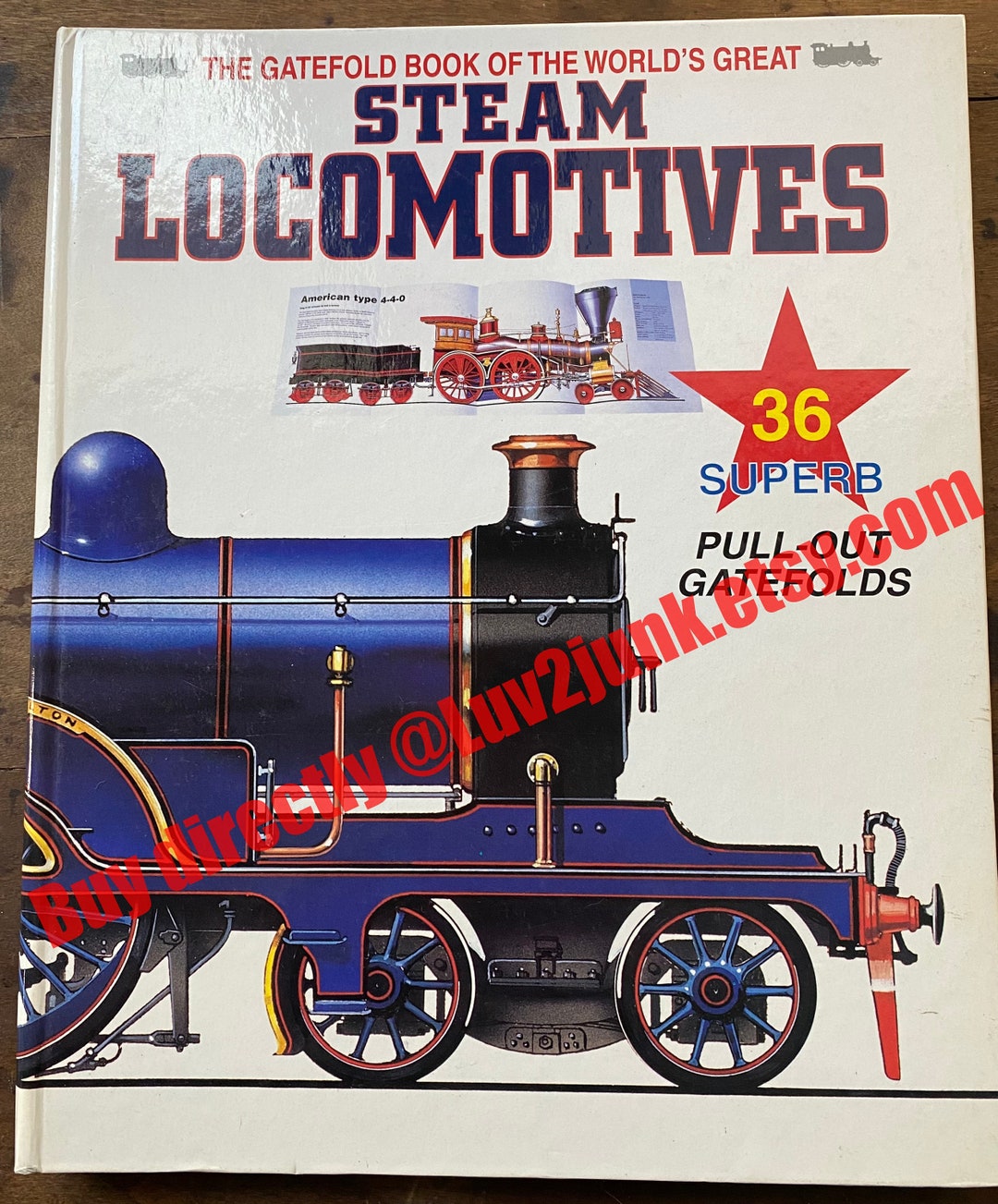 The Gatefold Book of the World's Great Steam Locomotives Book - Vintage ...