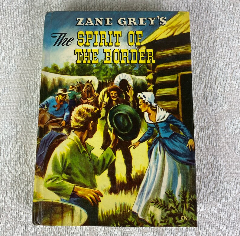 The Spirit of the Border Zane Grey Vintage Children's - Etsy