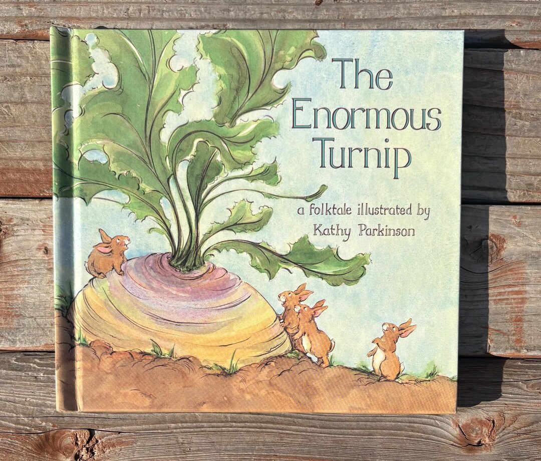 The Enormous Turnip - Kathy Parkinson - Vintage Children's Book - the ...