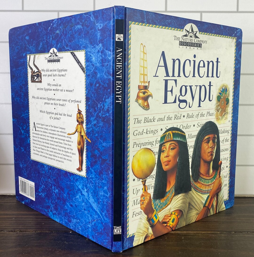 Ancient Egypt Book - Vintage Children's Book - Ancient Egypt - Vintage Child Book - the Nature ...