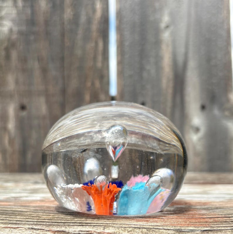 Paperweight - Vintage Paperweight - Art Glass Paperweight - Vintage Art ...