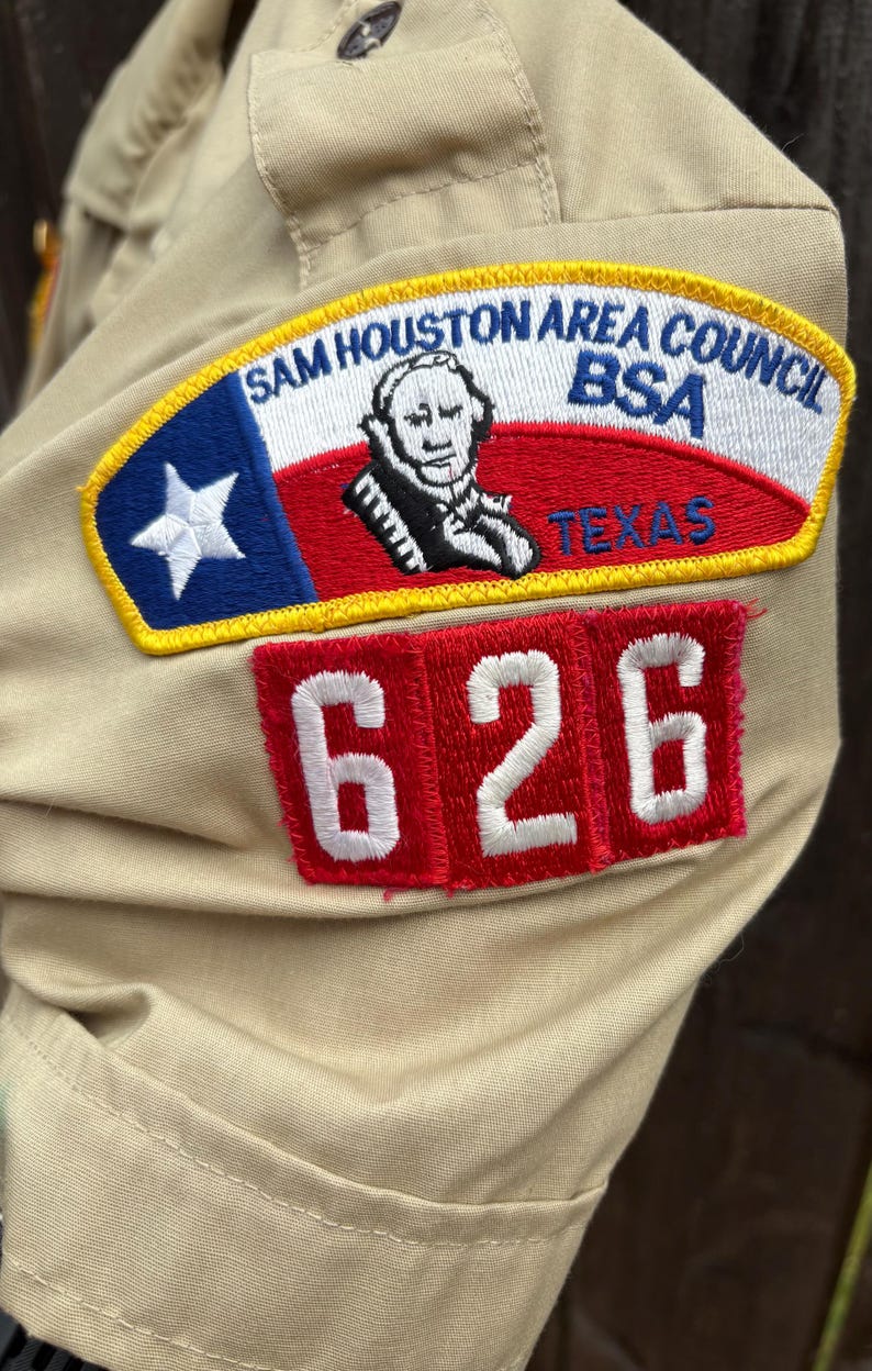 Boy Scout of America Shirt - Vintage Boy Scout Patches - Cub Scout ...