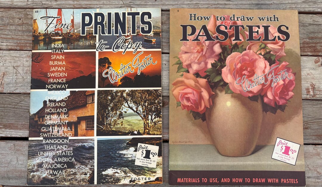 How to Draw With Pastels - Fine Prints to Copy - Walter Foster ...