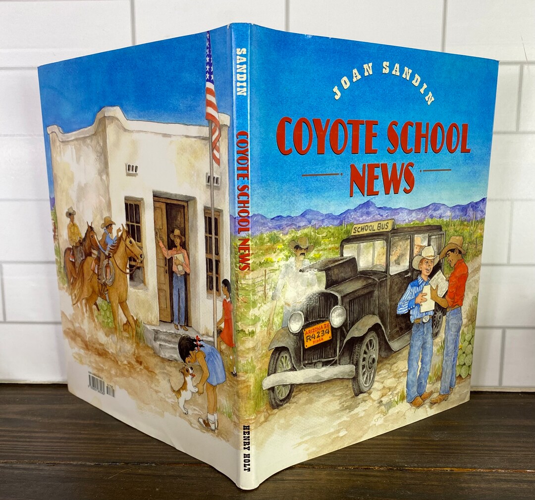 Coyote School News Vintage Children's Book Joan Sandin Child's Book ...