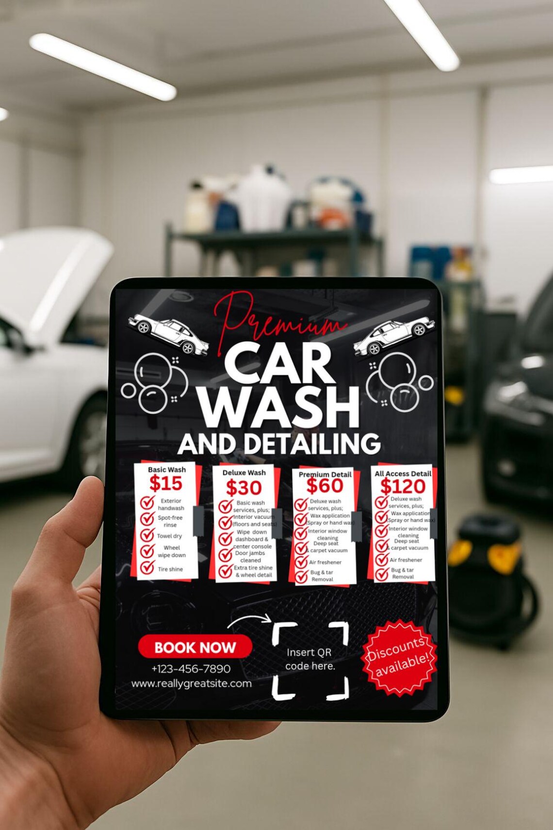 Auto Detailing Price Sheet, Auto Detailing Flyer, Auto Detailing, Auto ...
