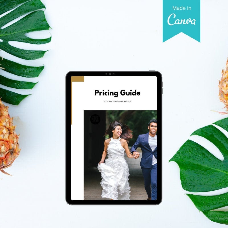 Event Planner Price List Template Pricing Guide for Wedding | Etsy