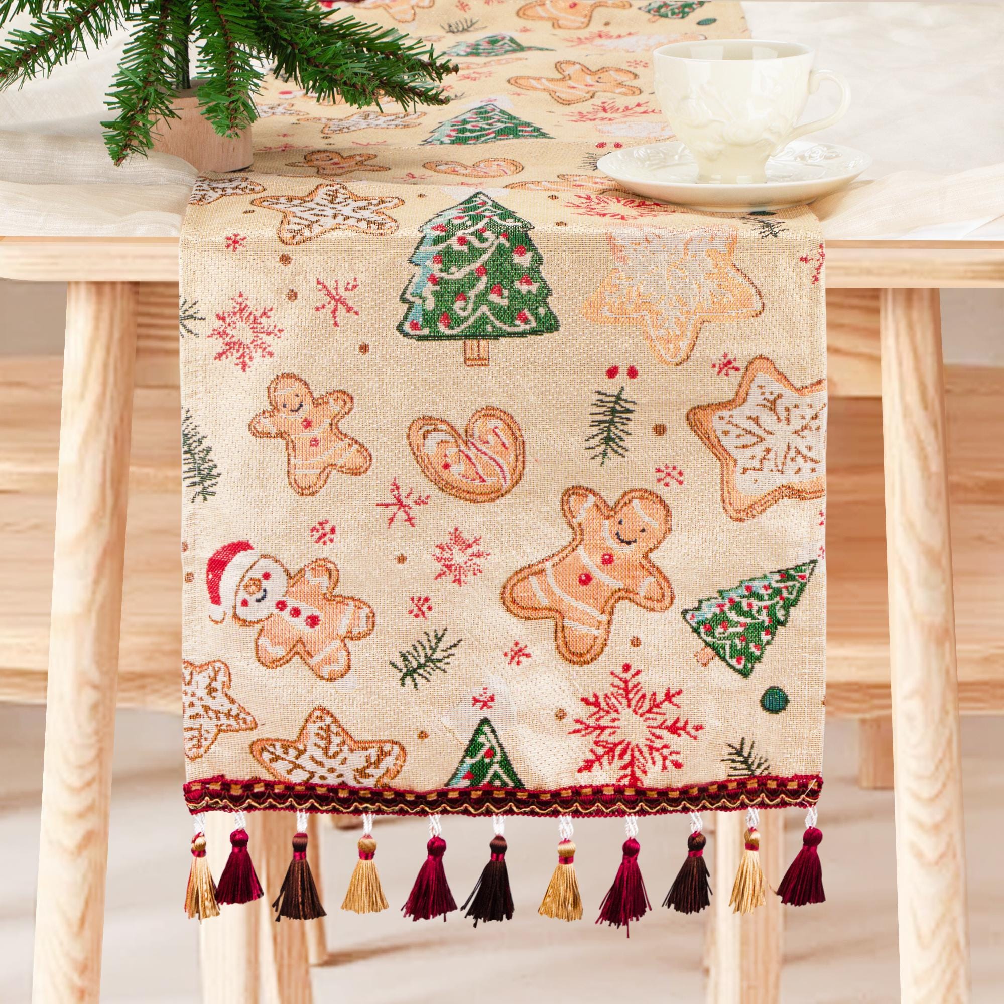 Handmade Christmas Table Runner,custom Size Holiday Table Runner ...