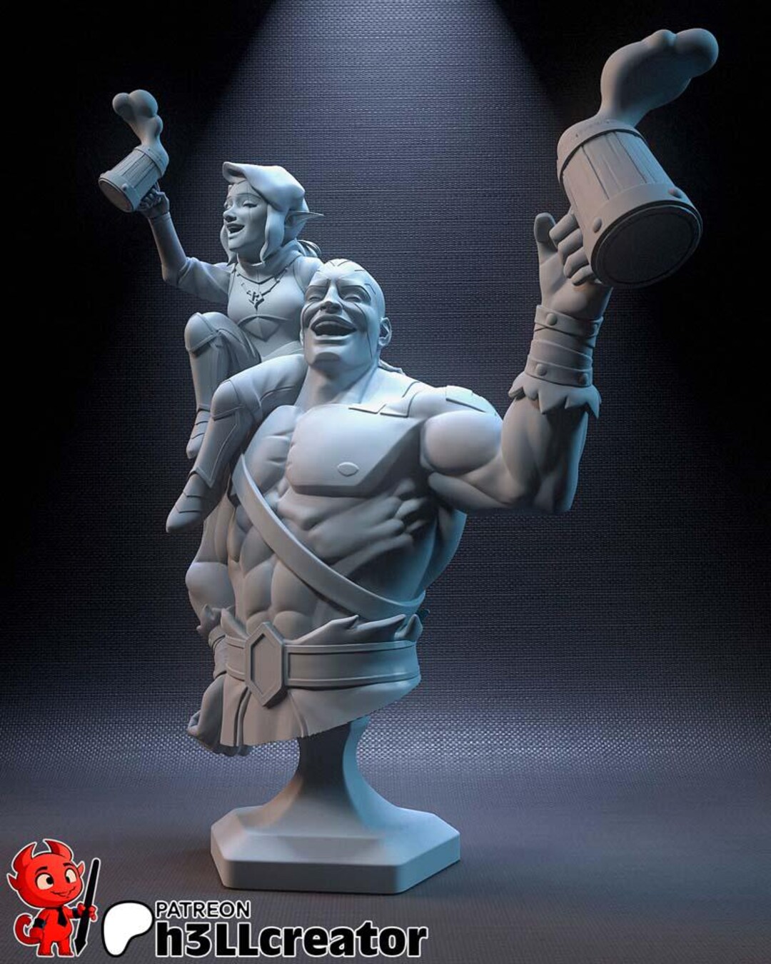 Bust of Grog and Pike / Action Figure / TV Series / Resin / Critical ...