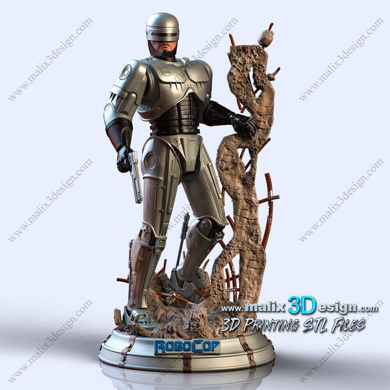 Robocop / Action Figure / Movie / Resin / Robocop / 3D Model - Etsy