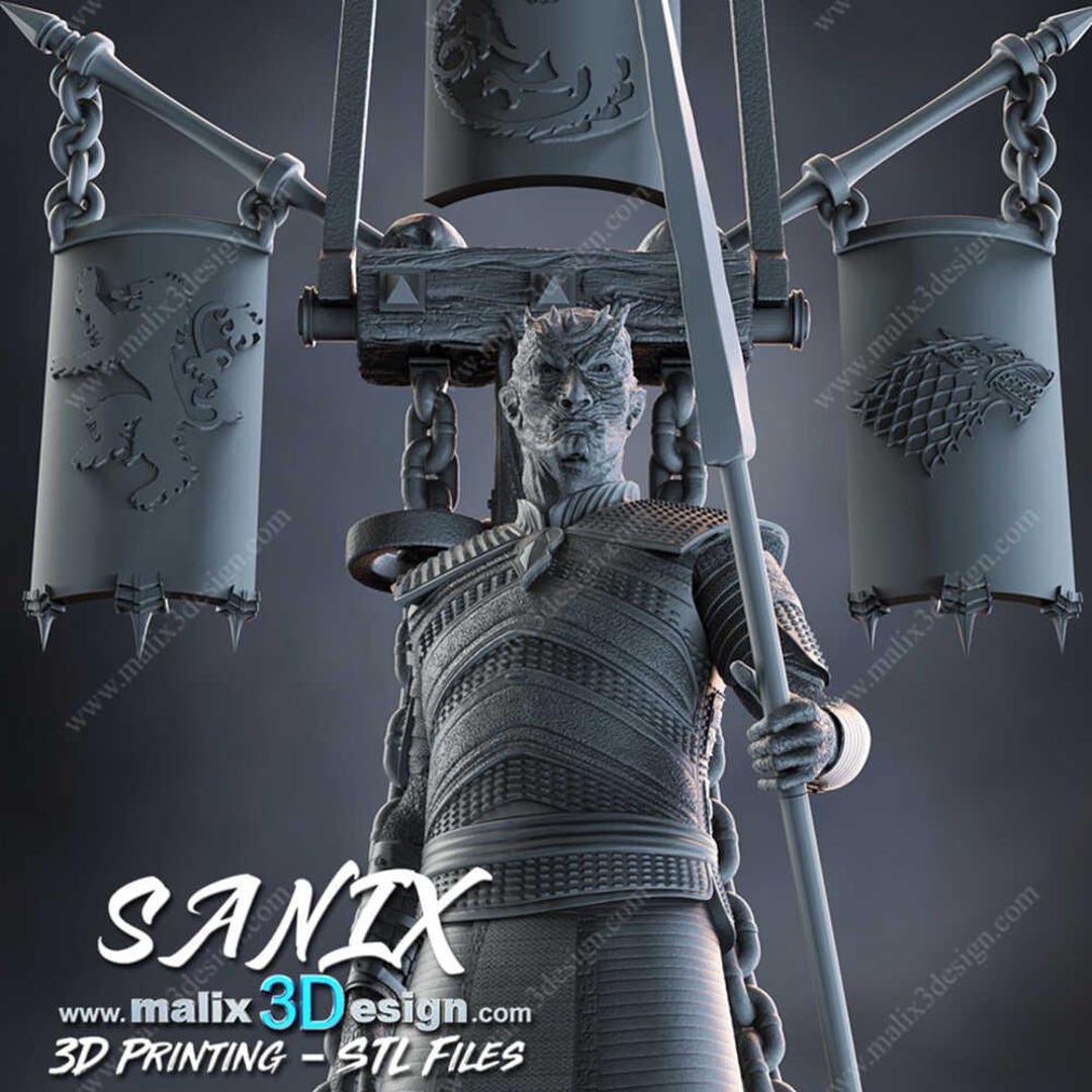 White Walker / Action Figure / TV Series / Resin / Game of Thrones / 3D ...