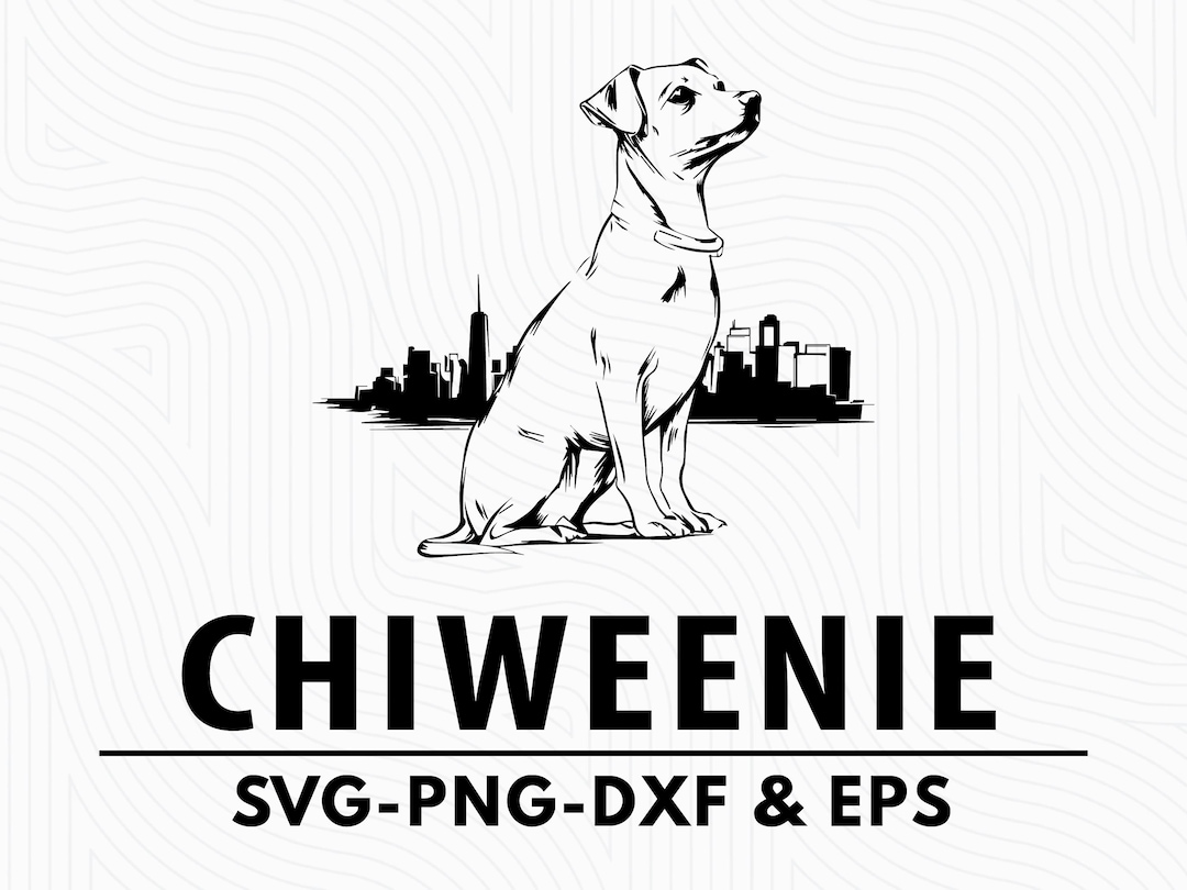 Chiweenie Silhouette SVG PNG DXF Eps | Dog Breed Puppy Pet Clipart ...