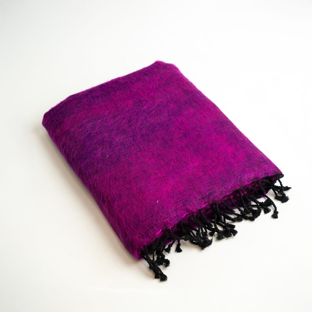 Wool Blanket / Extra Soft Yak Wool Knitted Blanket / Throw Travel / Lap ...