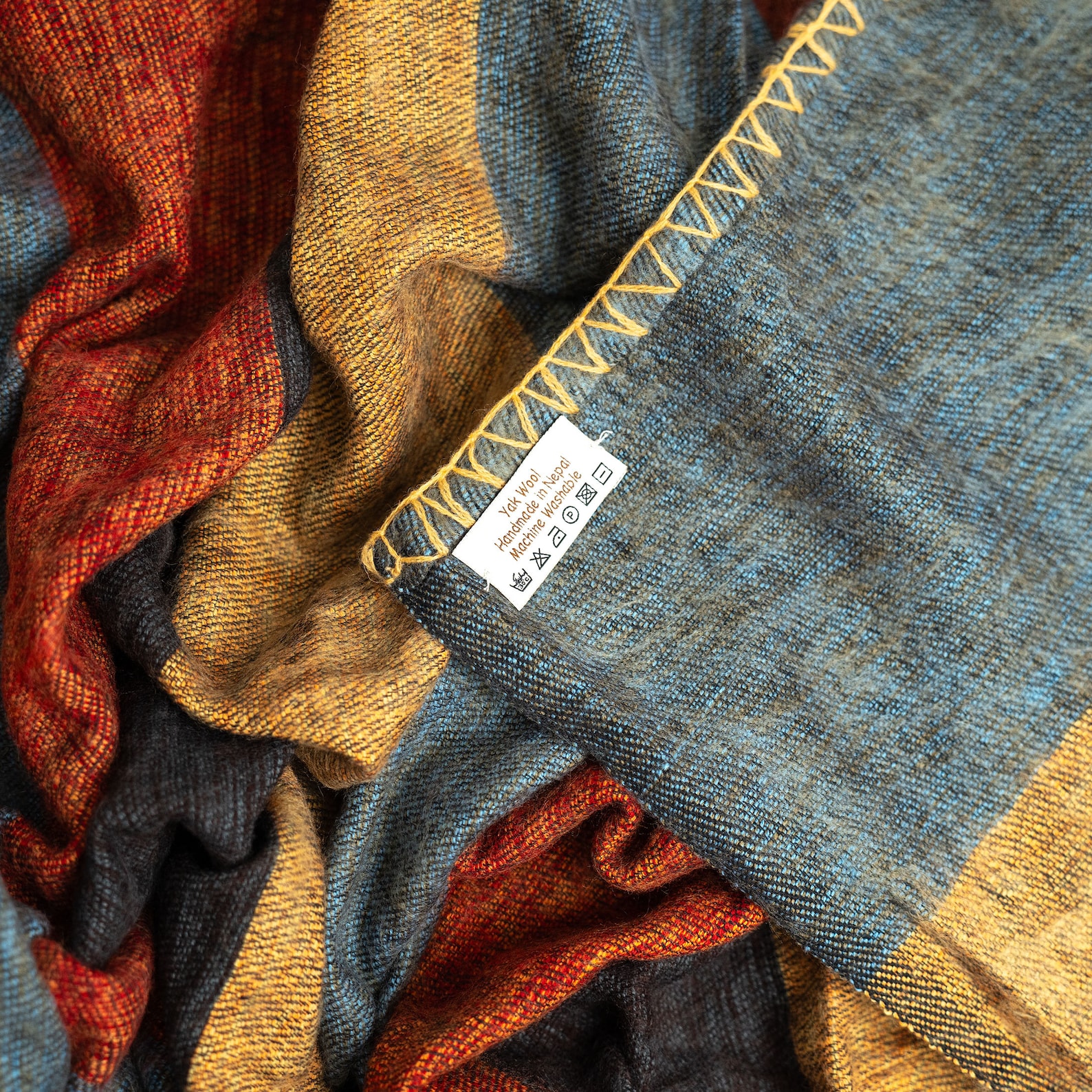 Wool Blanket / Extra Soft Yak Wool Knitted Blanket / Throw Travel / Lap ...