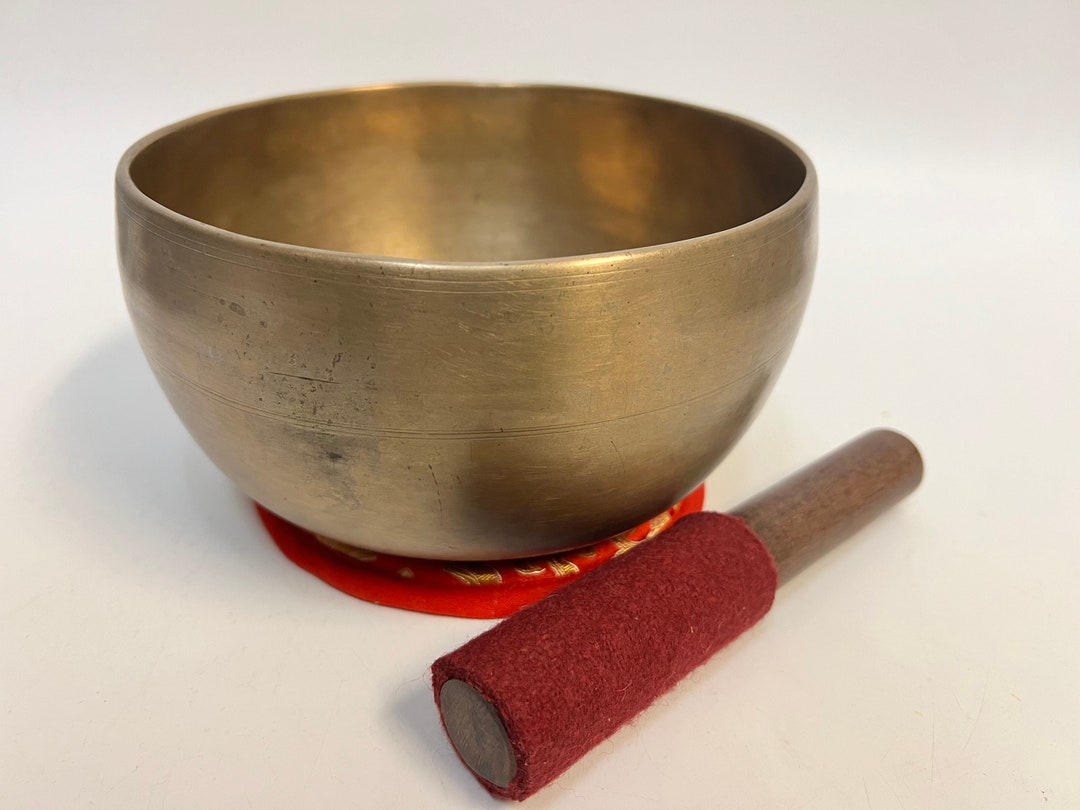 Deep Sound Himalayan Tibetan Easy Singer Singing Bowl Size: 7.4 IDSF008 ...