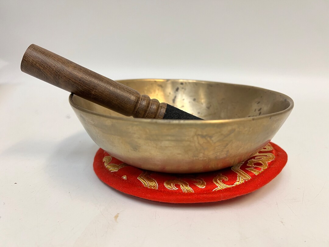 Deep Sound Himalayan Tibetan Easy Singer Singing Bowl Size: 6.2" ID# ...