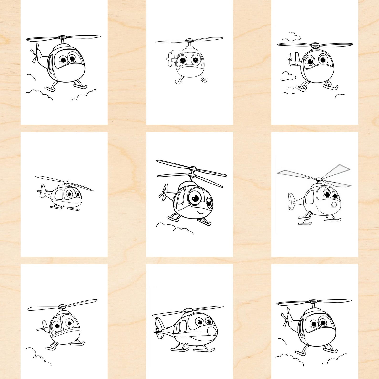 15 Helicopter Coloring Page | Fun Aircraft Printable for Kids ...