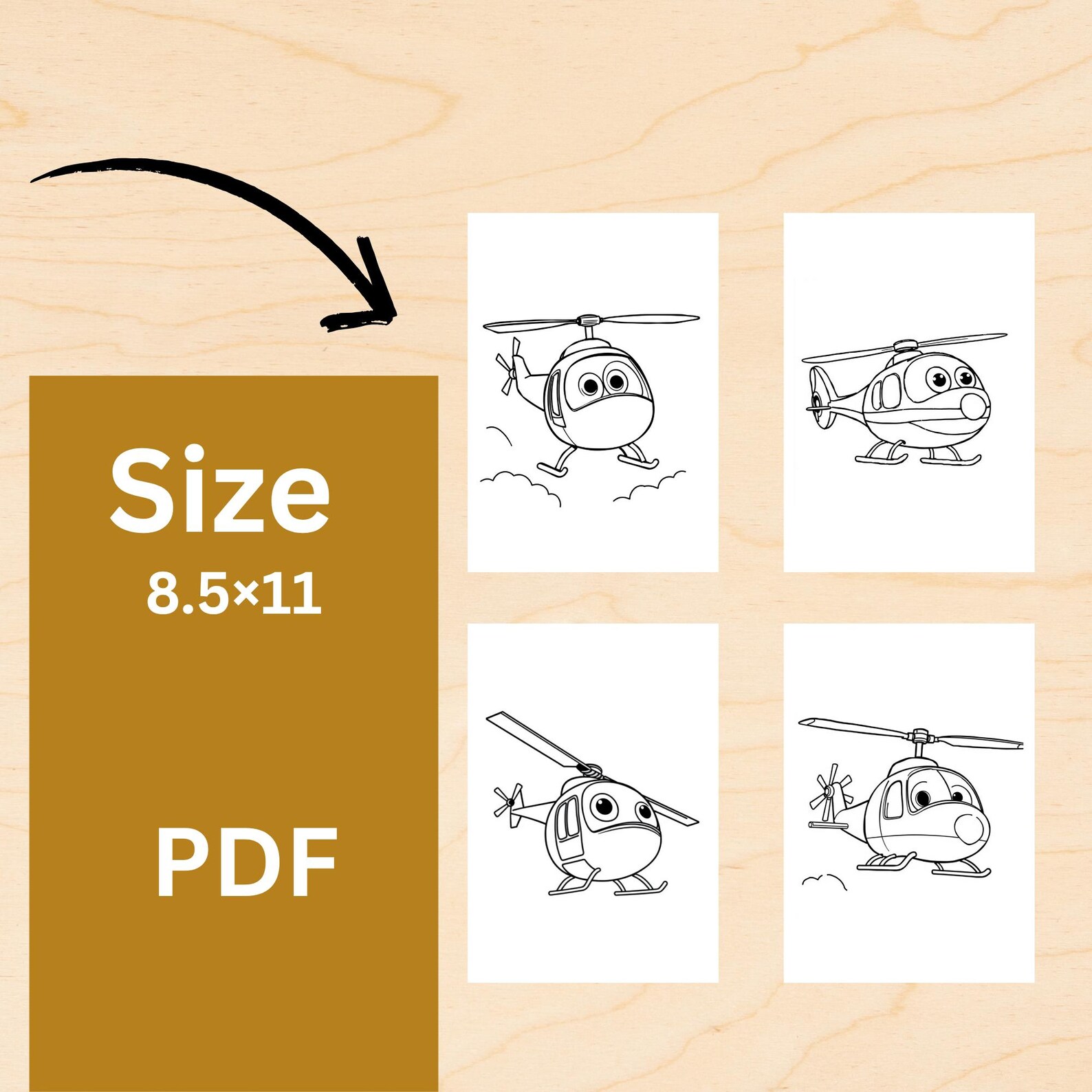 15 Helicopter Coloring Page | Fun Aircraft Printable for Kids ...