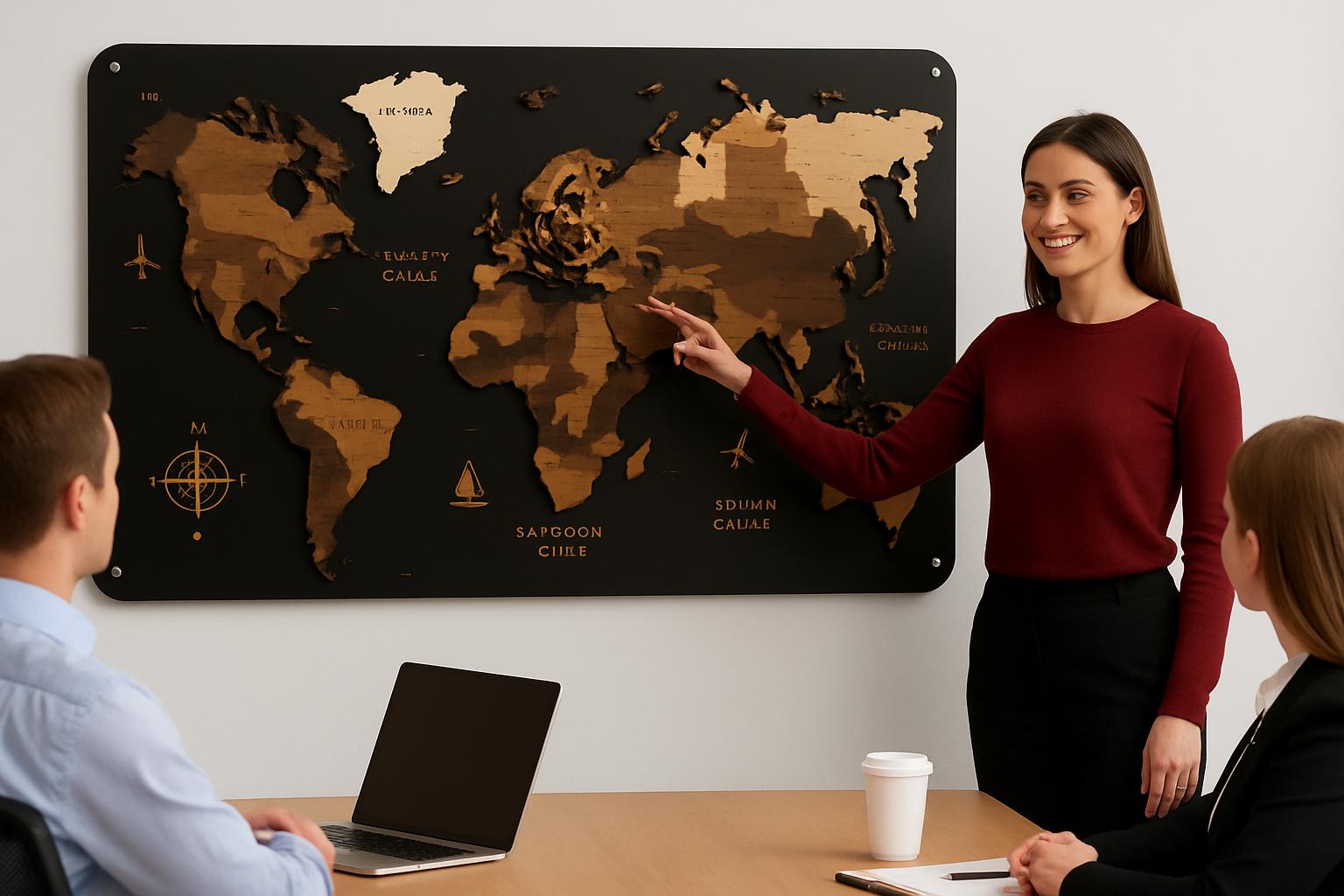 World Map of the Laser Cut File SVG Layered World Map Instant Download ...