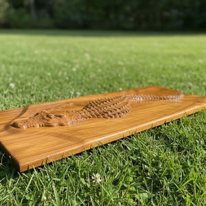 Crocodile STL File for CNC Wood Carving, CNC Router Files 3d File ...