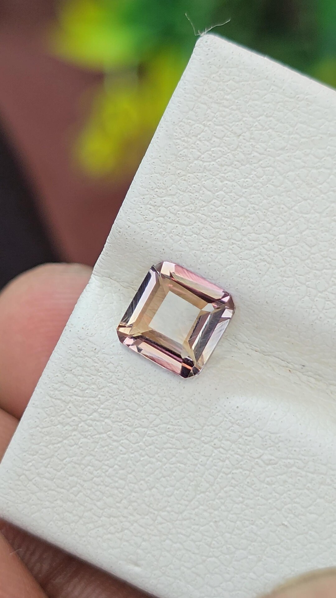 Very Rare Peach Pink Color Natural Tourmaline 6.3 Mm Asher Shape ...