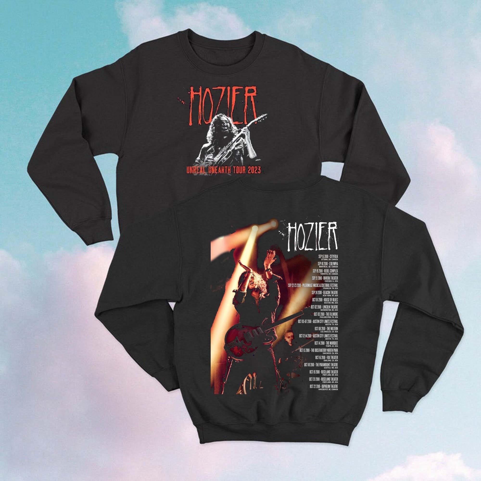 Hozier Unreal Unearth Tour 2023 Merch, Unreal Unearth Tour 2023 Shirt ...