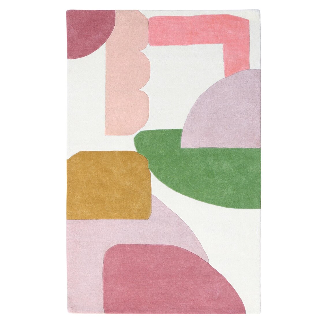 Hand-tufted Wool Carpet: Modern Multi-color Design - Etsy