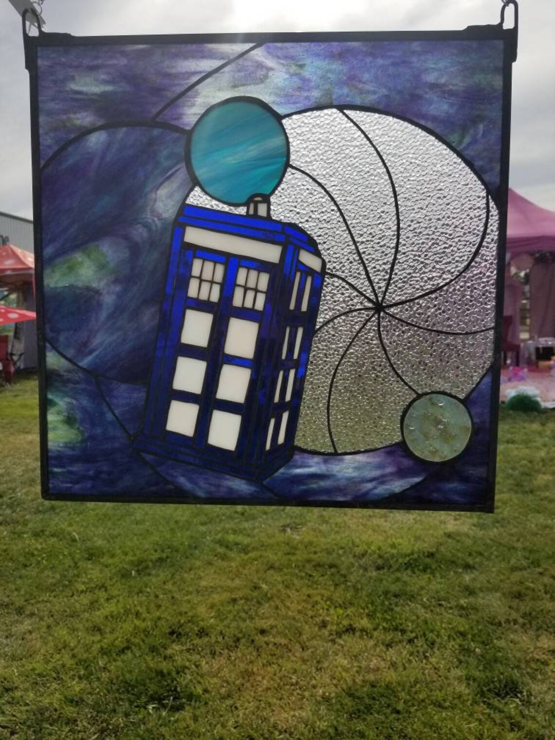 Tardis Stained Glass Panel - Etsy