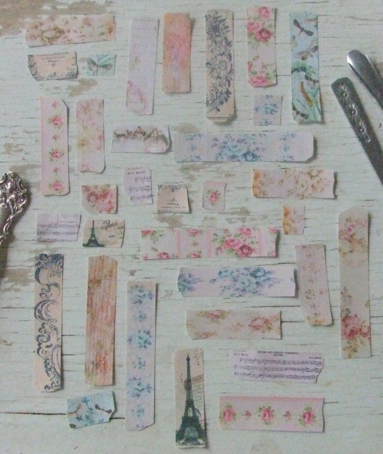 Scrap Paper Pieces - Scrapbooking Paper - Divine Paper Collection ...