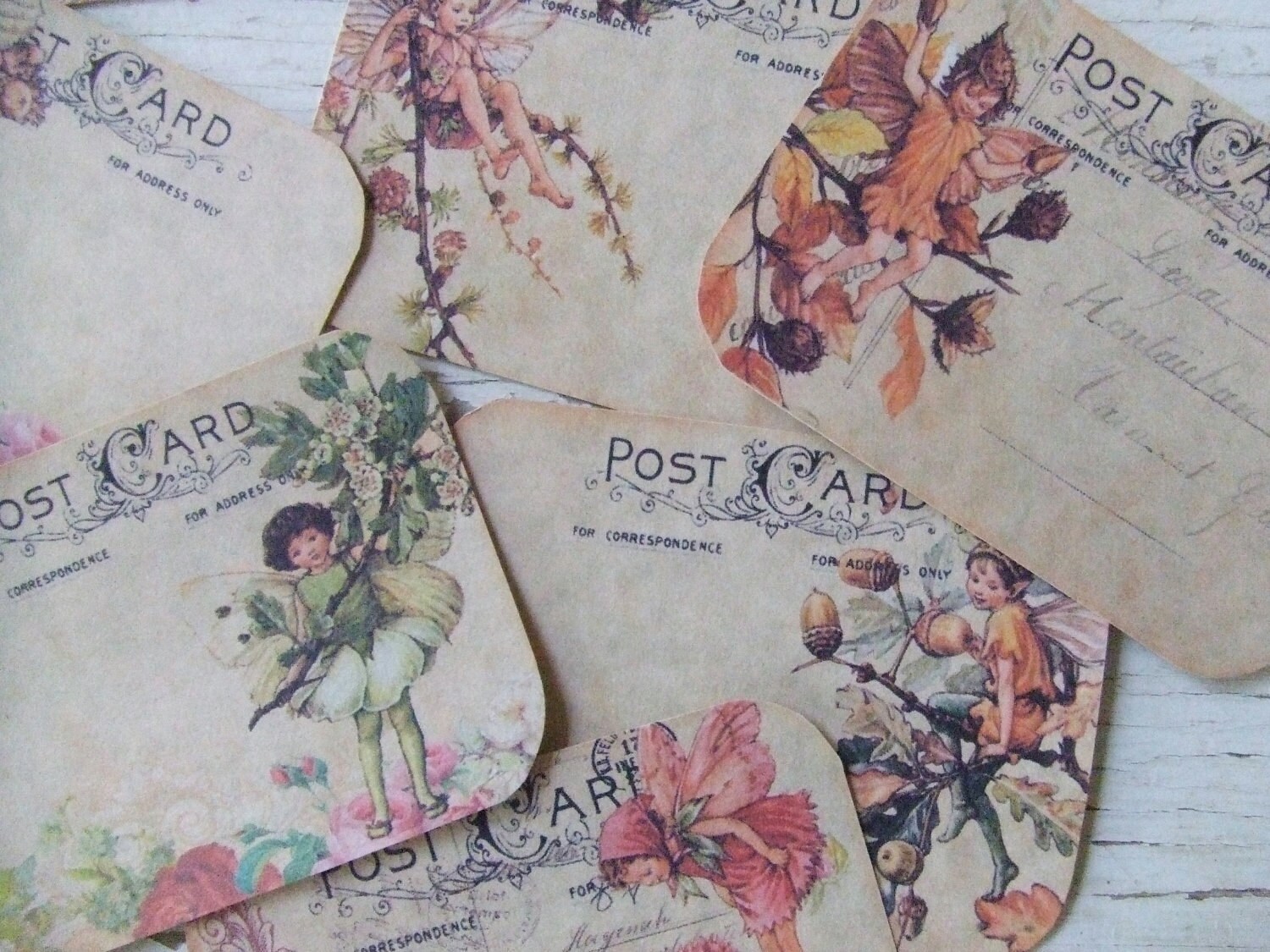 Christmas Cards Small Notecards Mini Notecards Christmas Fairies ...