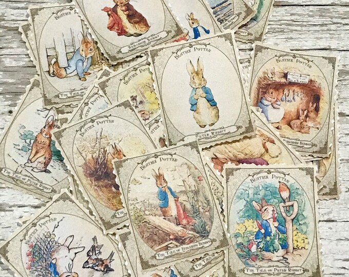 Peter Rabbit Paper Stamps Scrapbooking Supplies Paper Stamps Beatrix ...