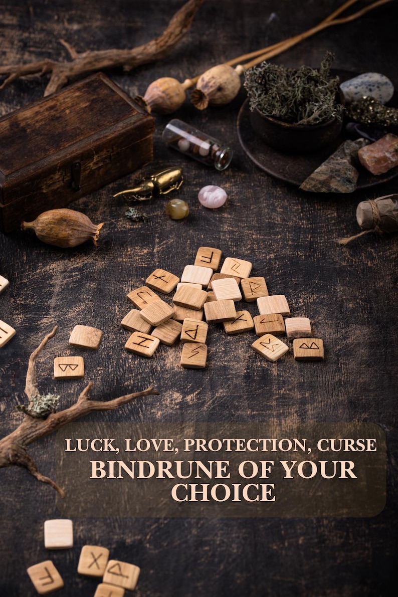 Custom Bindrune | Personalized Rune Talisman for Protection, Love ...