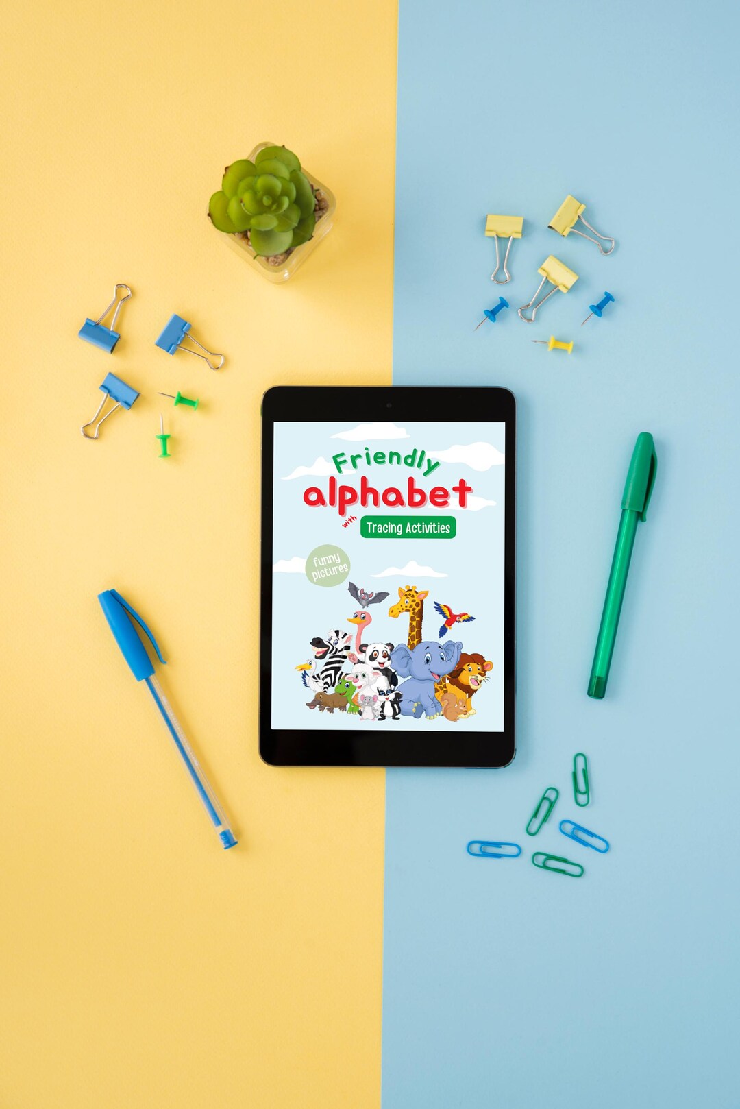 Animal Alphabet & Numbers Tracing Workbook: Lowercase Letters, Counting ...