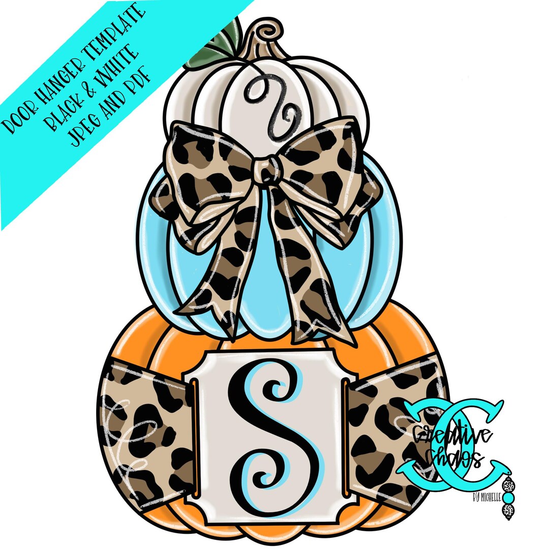 TEMPLATE: Three Stacked Pumpkins Template - Etsy