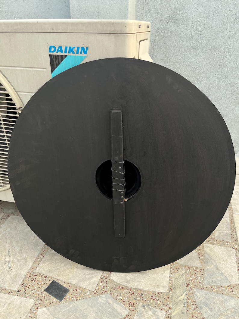 Viking Shield: 24'' Medieval Wooden Round Shield - LARP Armor Replica ...