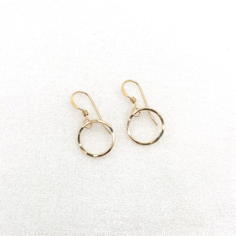 Circle Earrings - Etsy