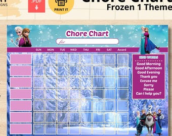 Lilo and Stitch Inspired Reward Chart Printable | Instant Download ...