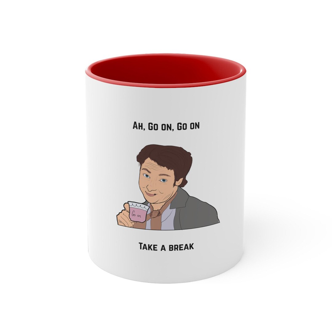Father Ted Irish Themed Mug, Colorful Accent 11oz Cup, Nostalgic Home ...