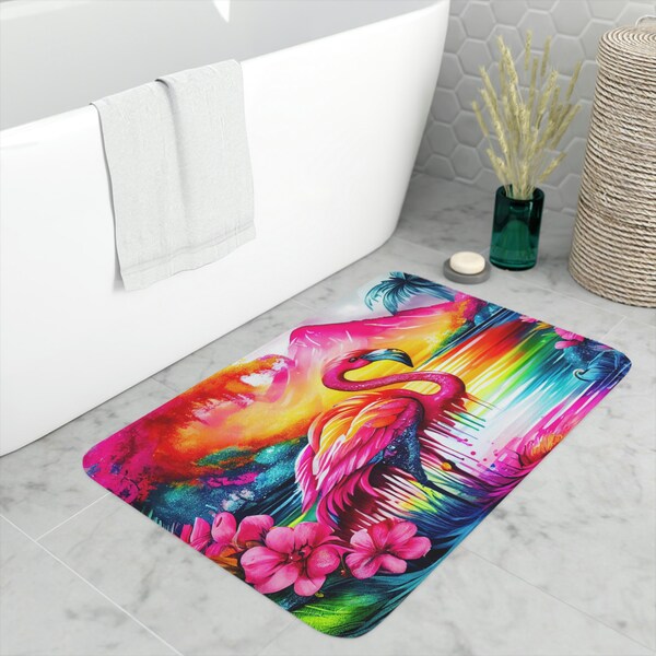 Flamingo Bathroom - Etsy
