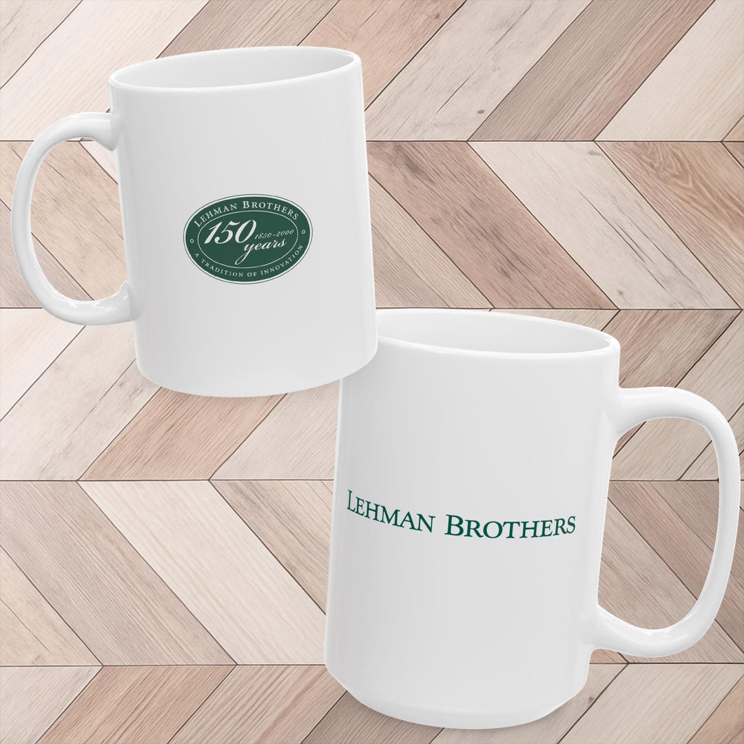 Lehman Brothers Coffee Mug Funny Finance Gift, Banker Office Mug, 2008 ...