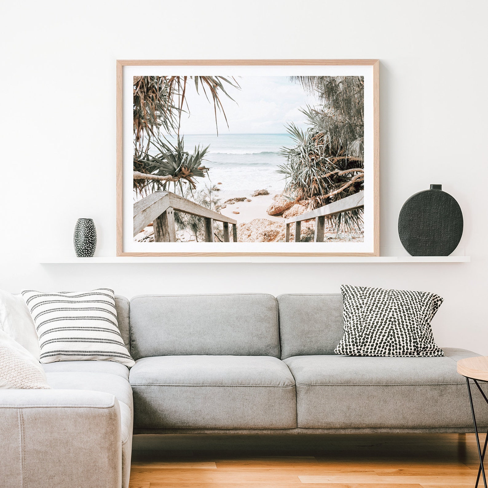 Australian Coastal Wall Art Print Beach Hideaway Colour - Etsy