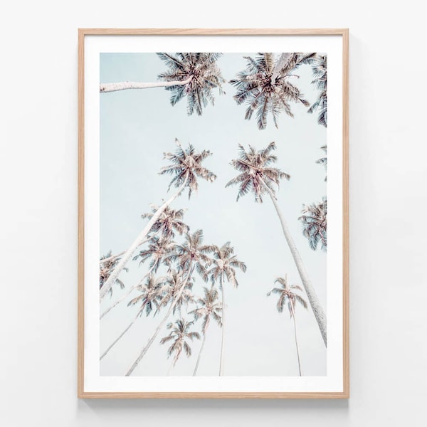 Palm Tree Poster - Etsy Australia