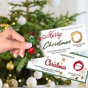 Editable Christmas Scratch Card Template (digital Download) - Etsy