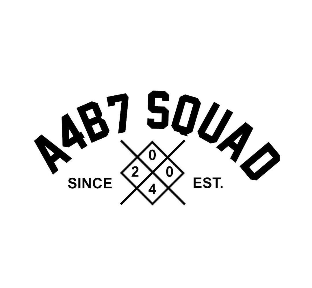 Audi A4 B7 SQUAD Vinyl Tuning Car Stickers Window Stickers Plotter Cut ...