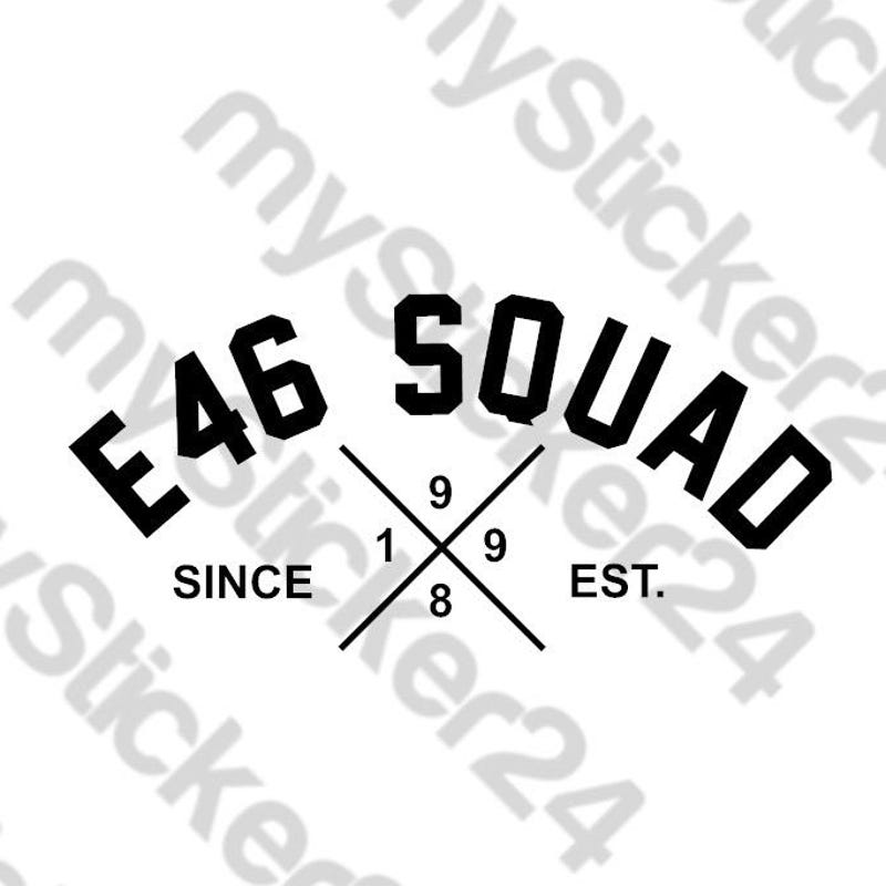 Bmw E46 Sticker Decal - Etsy